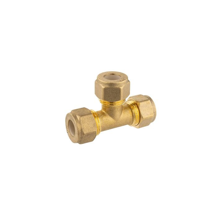 Brasshards 15C x 15C x 15C Brass Compression Tee LF - Bunnings Australia
