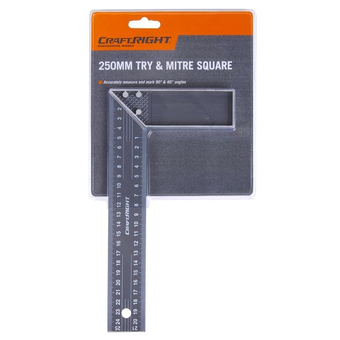 Craftright 250mm Try And Mitre Square - Bunnings Australia