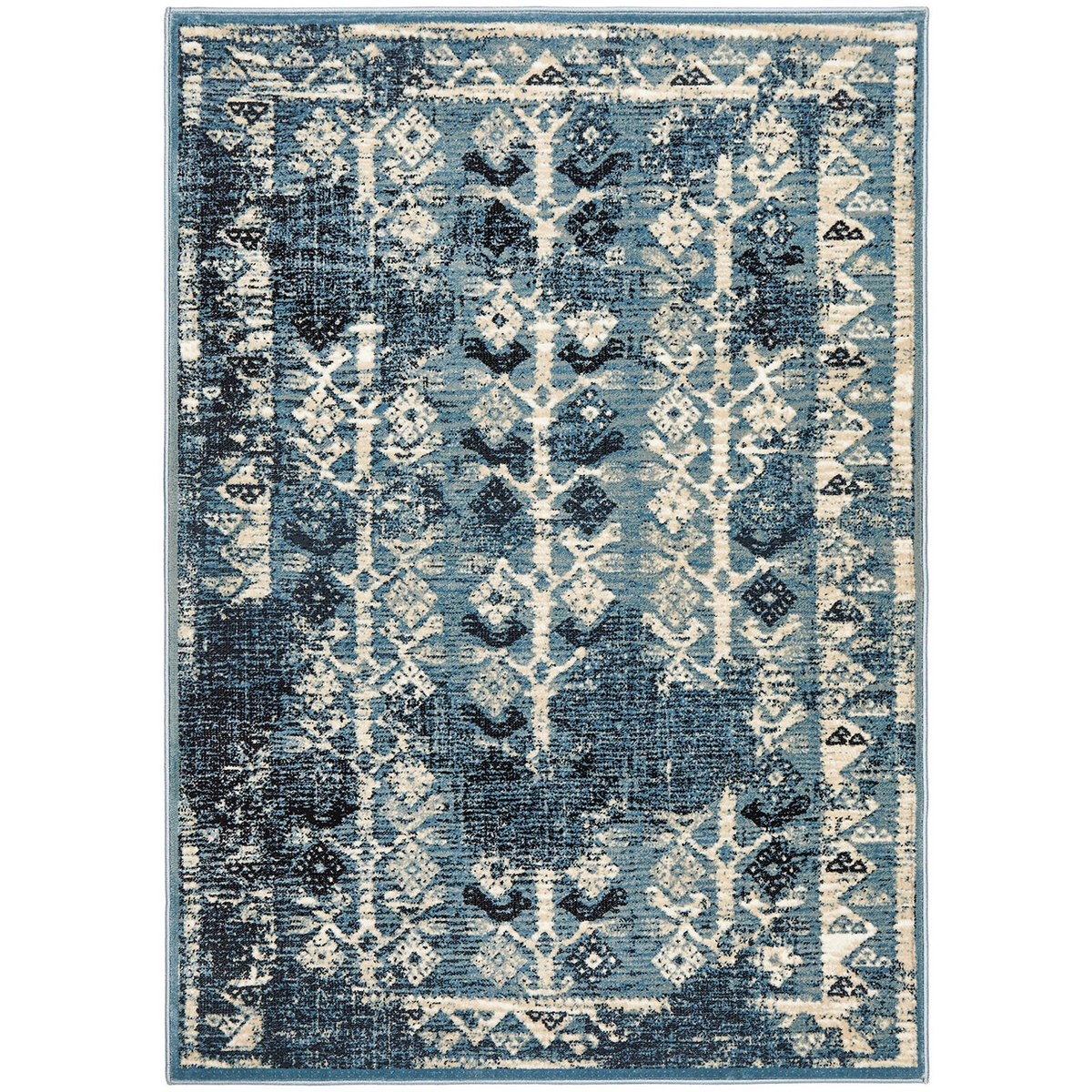 Tropical 6108 Blue 330X240Cm Rug - Bunnings Australia