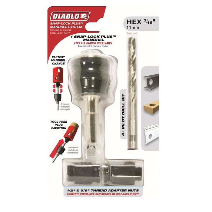 Diablo 7/16" Snap-Lock Plus Mandrel System - Bunnings New Zealand