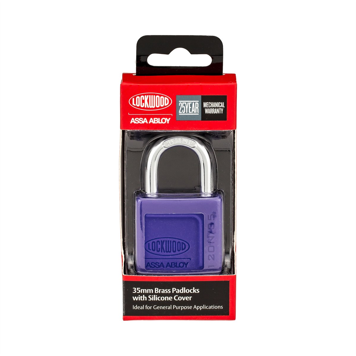 Lockwood 35 x 23mm Padlock Alloy Silicone - Bunnings Australia