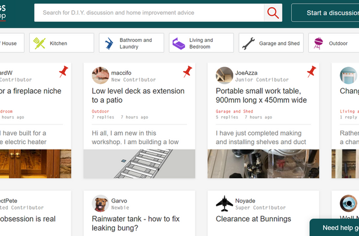 Workshop - Join the D.I.Y. Discussion - Bunnings Australia