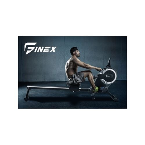 Finex Rowing Machine Rower Magnetic Resistance - Bunnings Australia