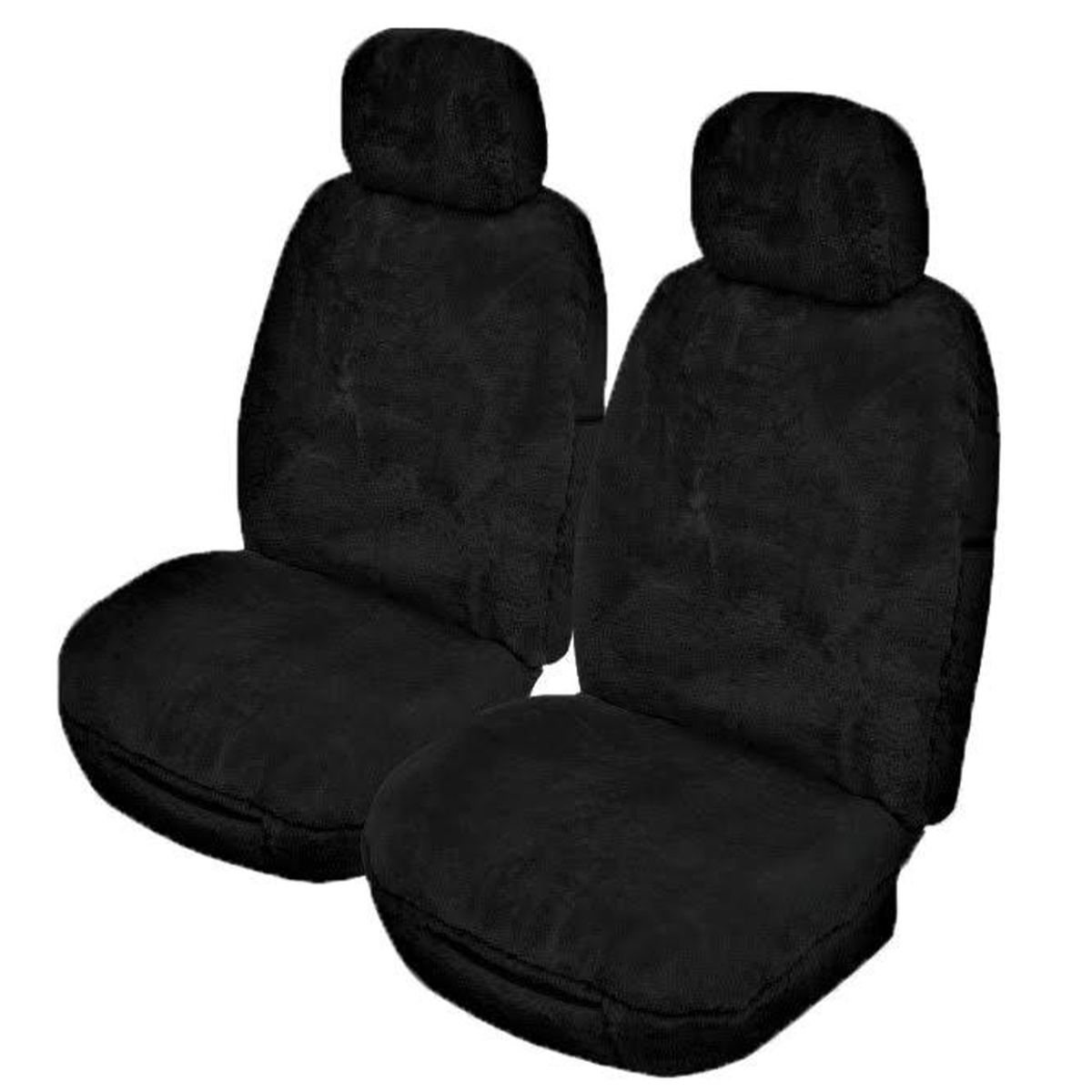 MyCar Lambswool Sheepskin Seat Covers Universal 27mm Black - Bunnings ...