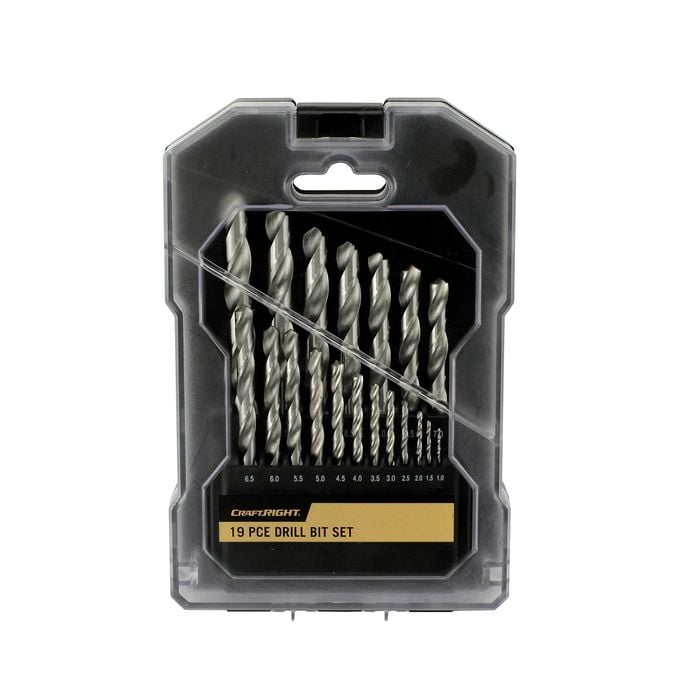Craftright 19 Piece Drill Bit Set - Bunnings Australia