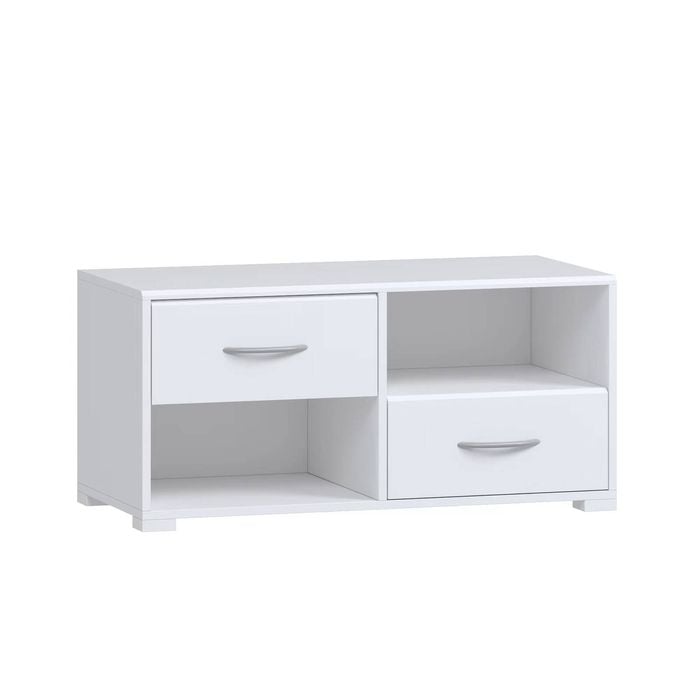 Practa Lowline TV Entertainment Unit Bundle - 2 Drawers - Oak ...