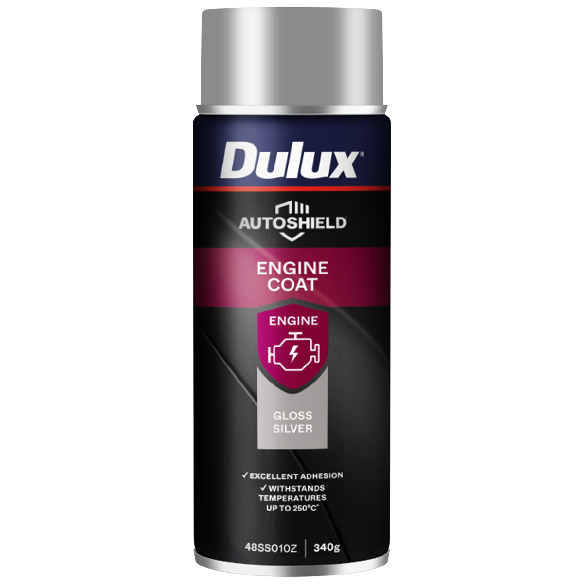 Spray Paint Dulux Autoshield 340G Silver Engine Coat - Bunnings Australia