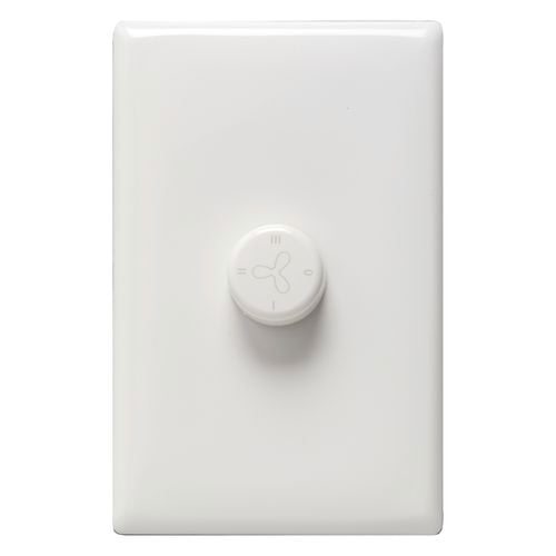 HPM LINEA 3 Speed Fan Controller - White - Bunnings Australia
