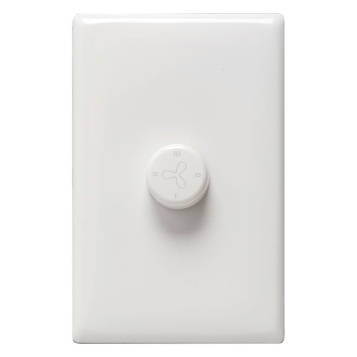 HPM LINEA 3 Speed Fan Controller - White - Bunnings Australia