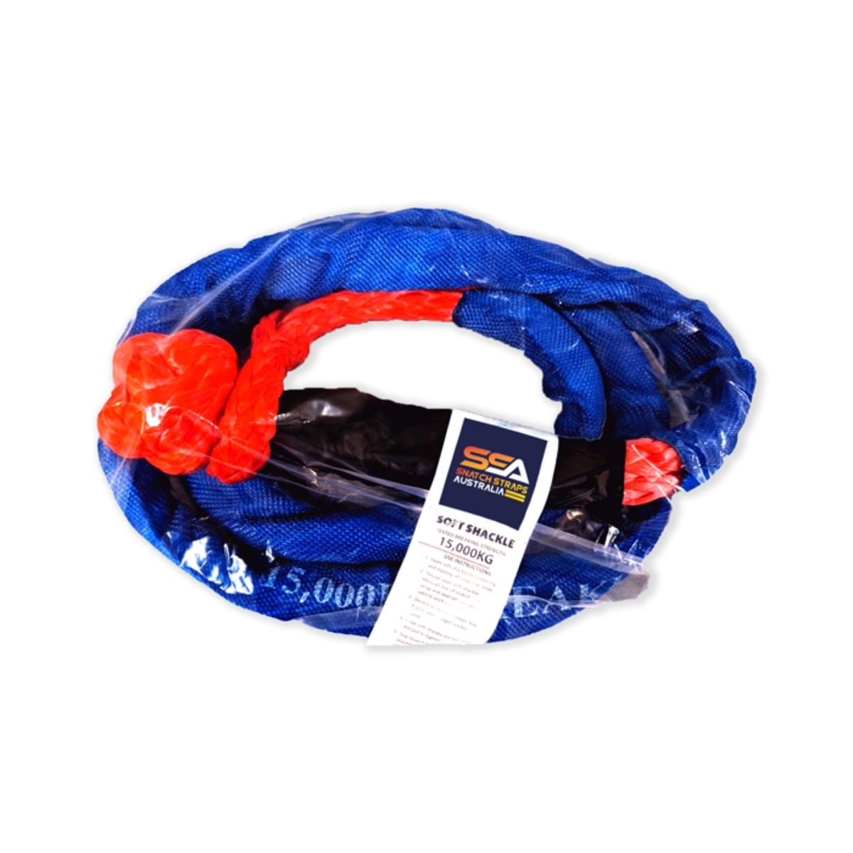 SSA Soft Shackles 15000kg 11mm 2m Blue - Bunnings Australia