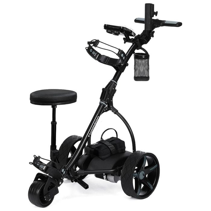 THOMSON E5000 Pro Lithium Golf Buggy, 36 Hole, Only 12kg, Easy Fold ...