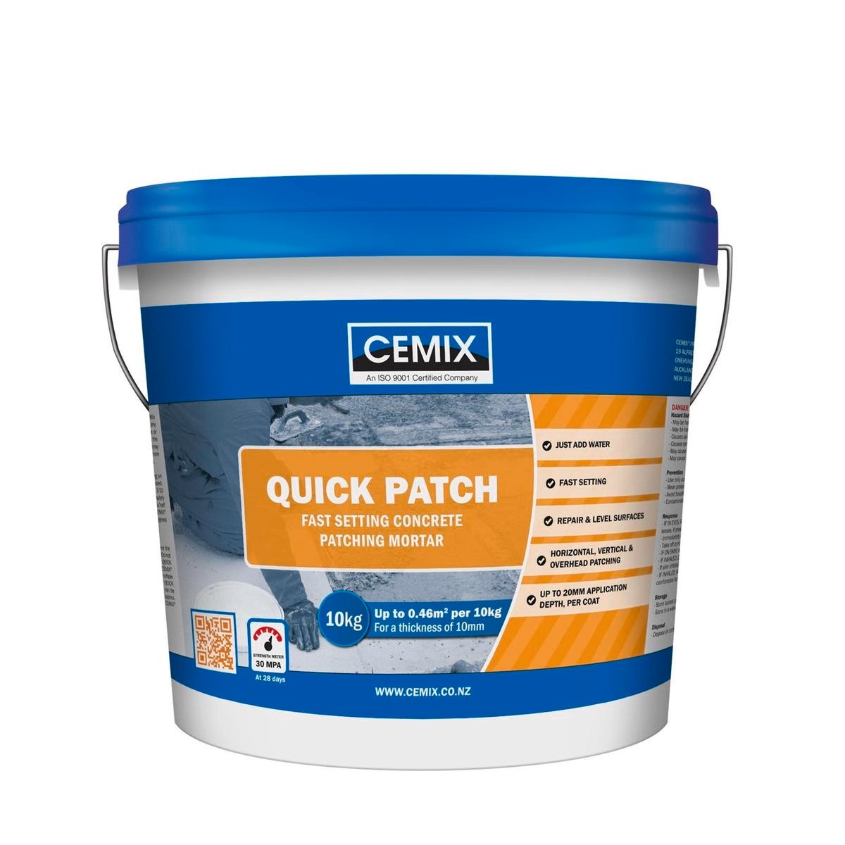 Cemix 10kg Grey Quick Patch - Bunnings New Zealand
