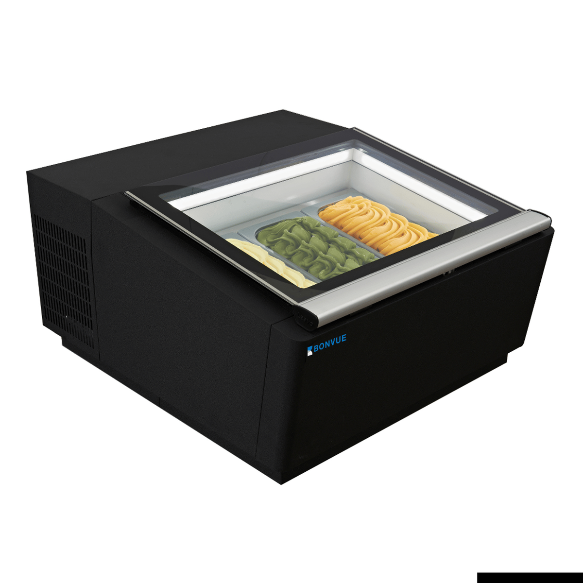 Bonvue Bench Top Gelato / Ice cream Display Showcase CGD-03B - Bunnings ...