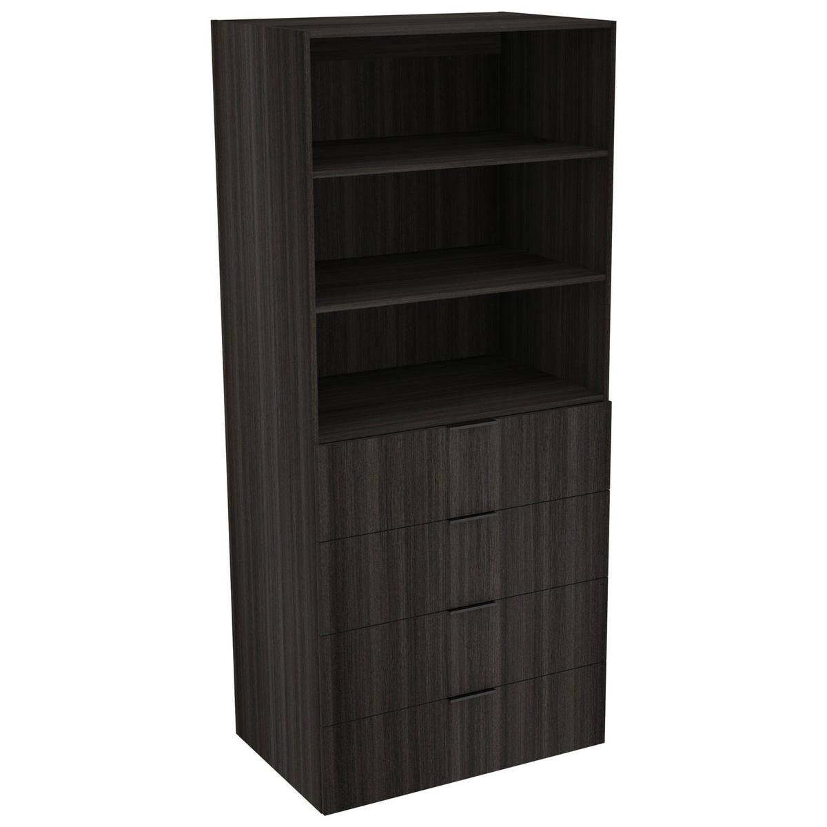 Lugna 2048 x 900 x 580mm Storm 2 Shelf 4 Drawer Storage Cabinet ...
