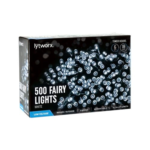 Lytworx 500 White LED Party Lights - Bunnings Australia