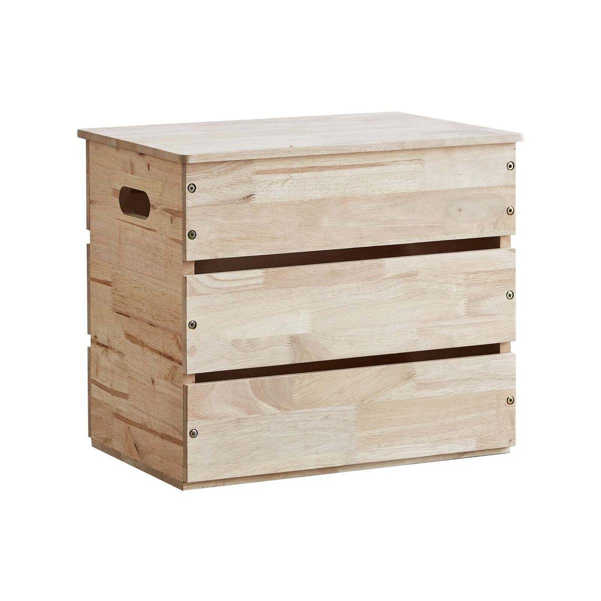 Natural Signature Single Raw Natural Multi-functional Wooden Storage ...