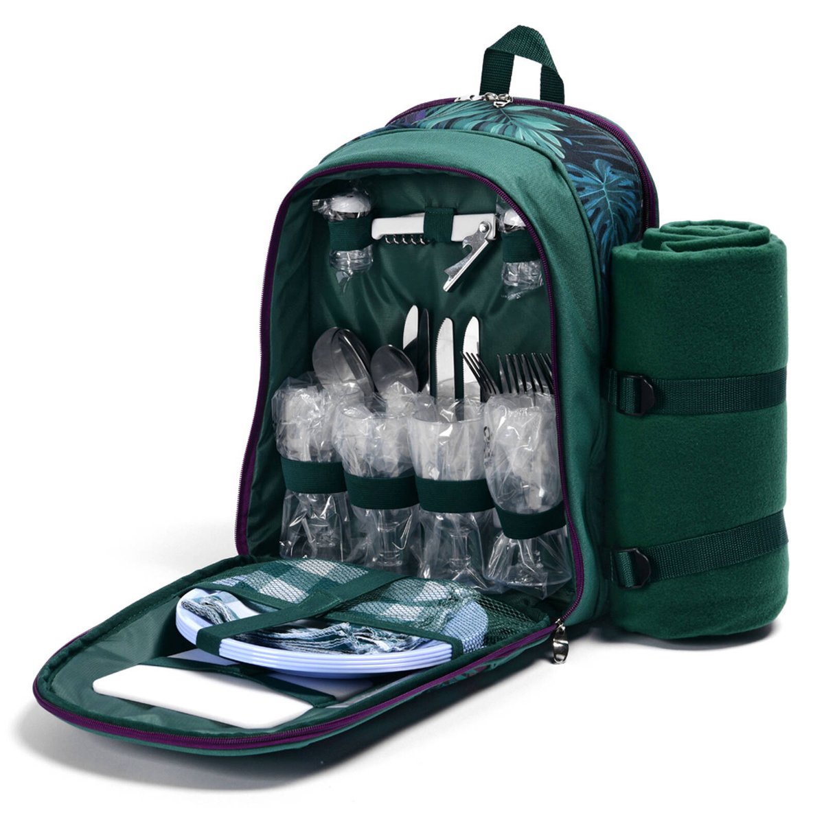 Trailmaster 4 Person Insulated Picnic Backpack w/Blanket - Bunnings ...