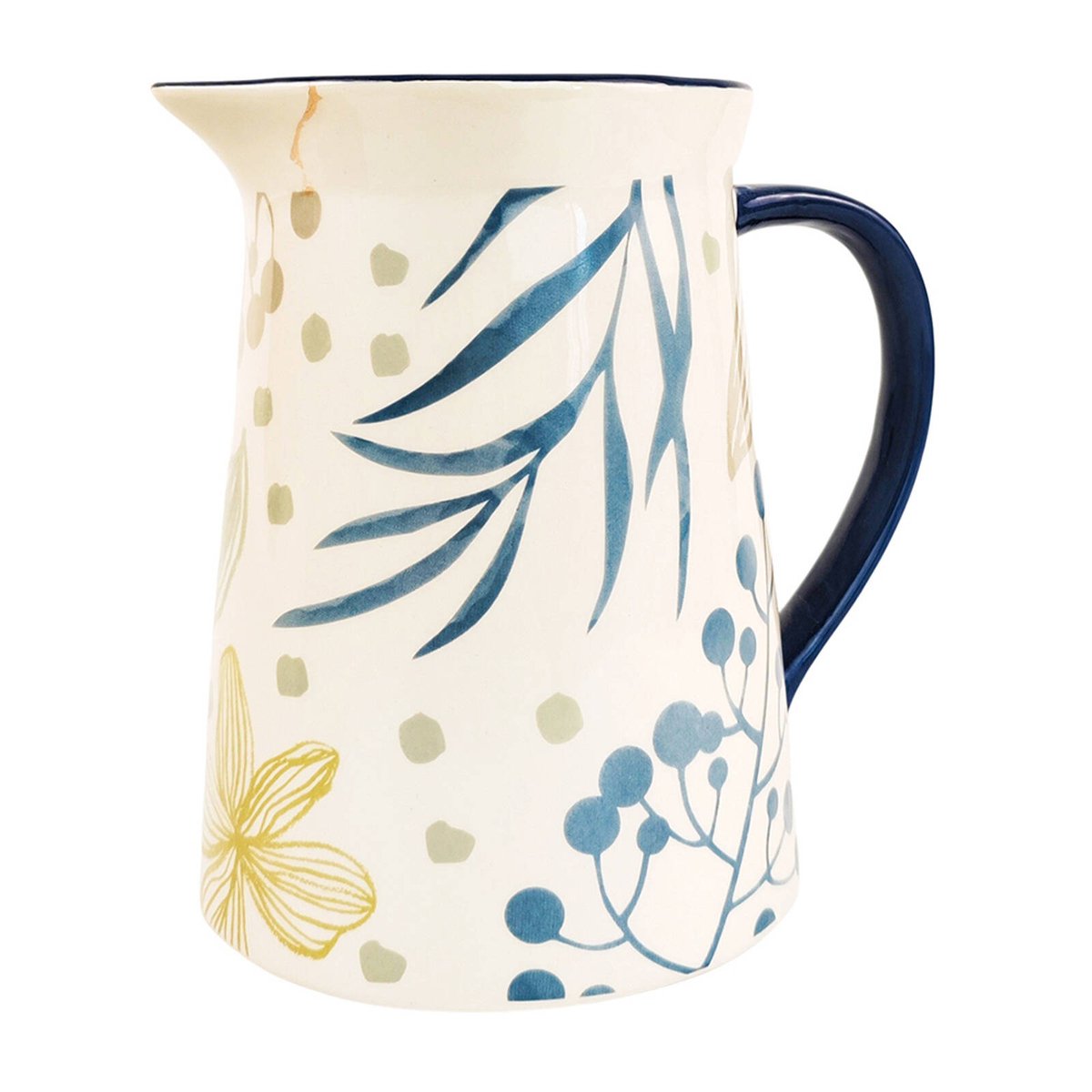 Urban Summer Solstice 16cm Ceramic Mini Jug/Utensil Holder - Blue ...