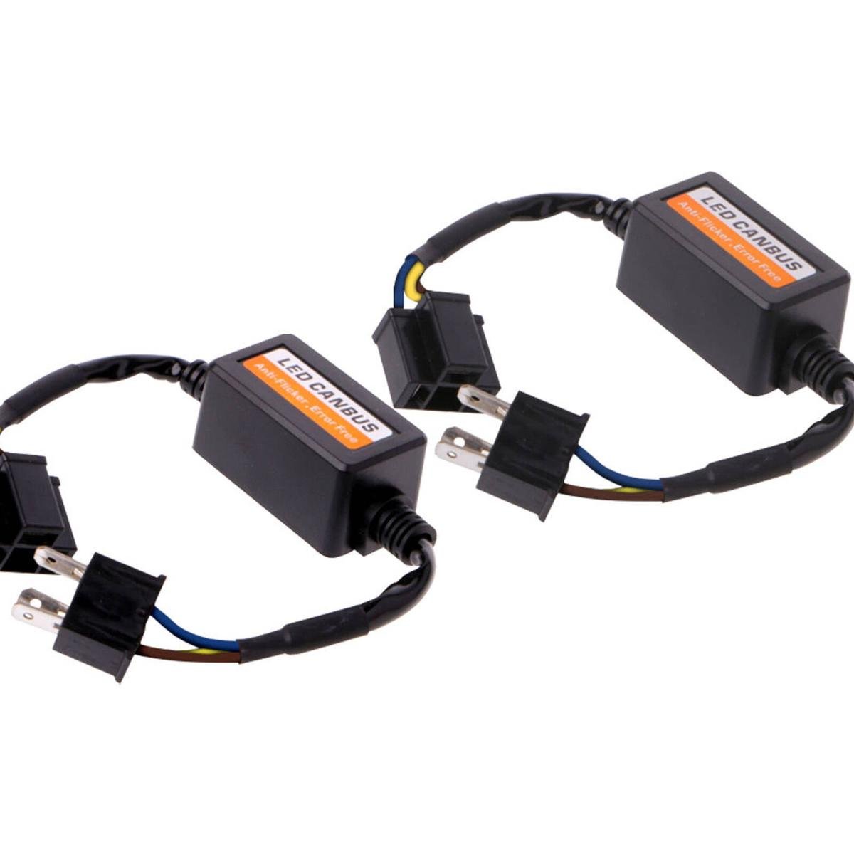 Canbus Decoder Canceller for Car LED Headlight H4 Plug 1pair - Bunnings ...