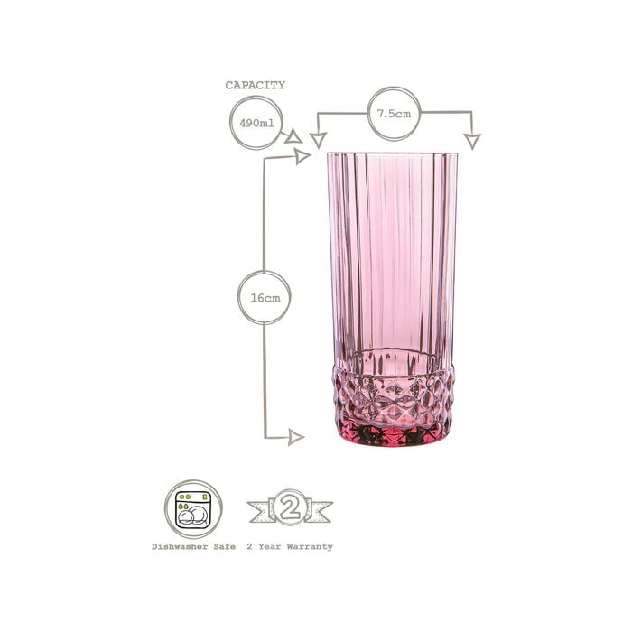 Bormioli Rocco 12pc America '20s Glassware Set - 370ml, 490ml ...