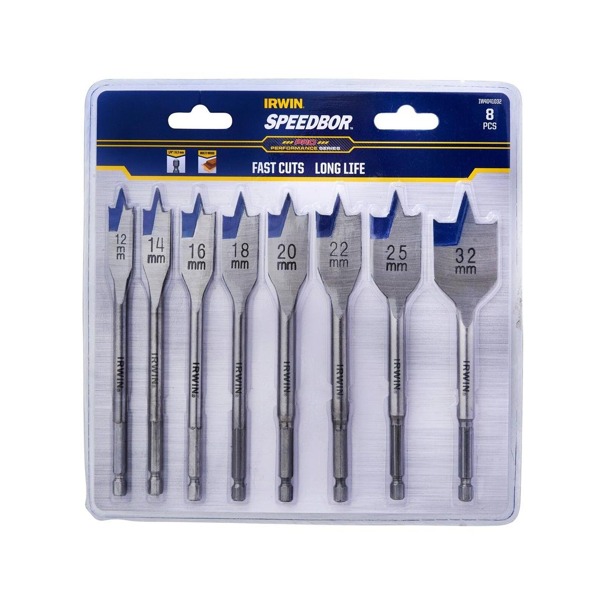IRWIN 8 Piece Speedbor Spade Bit Set - Bunnings New Zealand