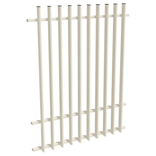 ProtectorAl 0350-1200W x 1500H Surfmist Aluminium Radiator Pool Fence ...