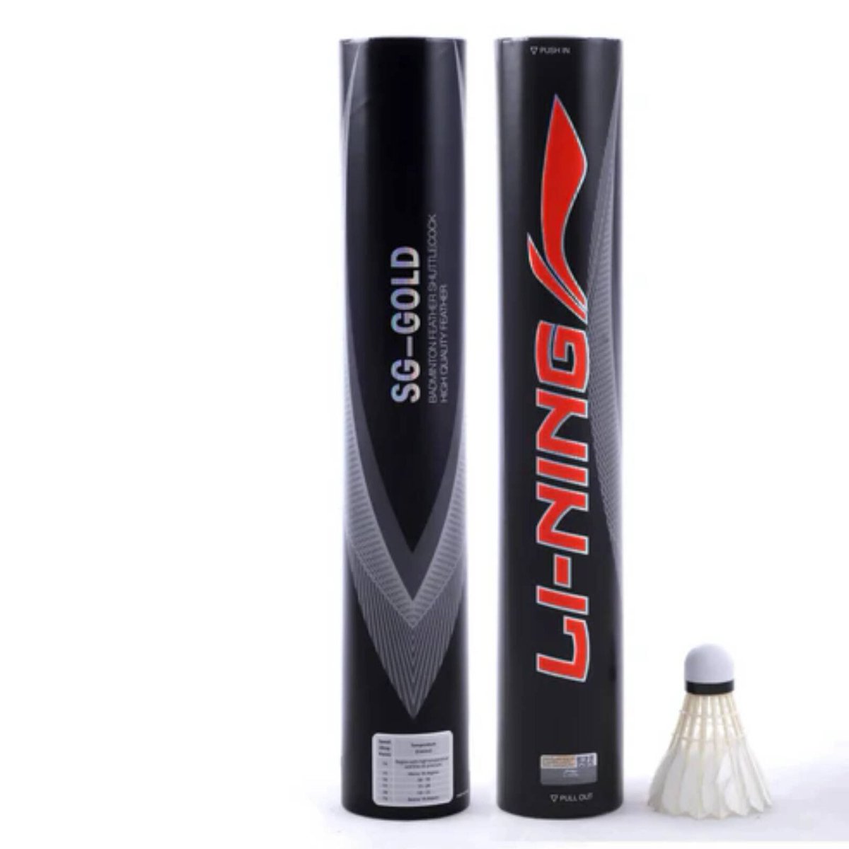 Li-Ning SG-Gold Duck-Feathers Shuttlecock, White, 76 Speed - Bunnings ...