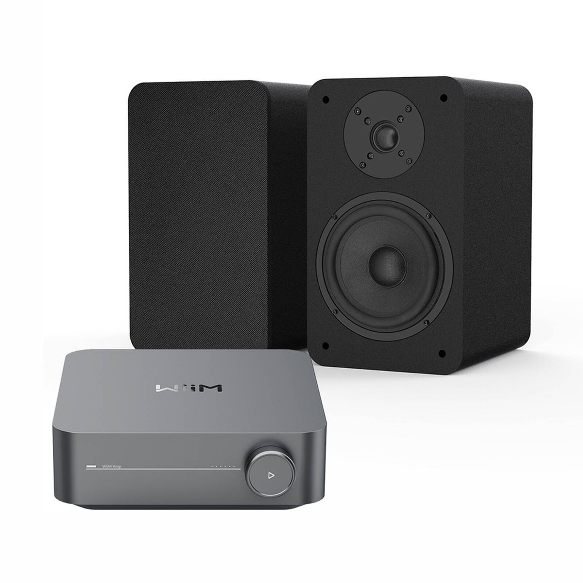 WiiM Barbershop Background Music System Streaming Amp Bookshelf ...