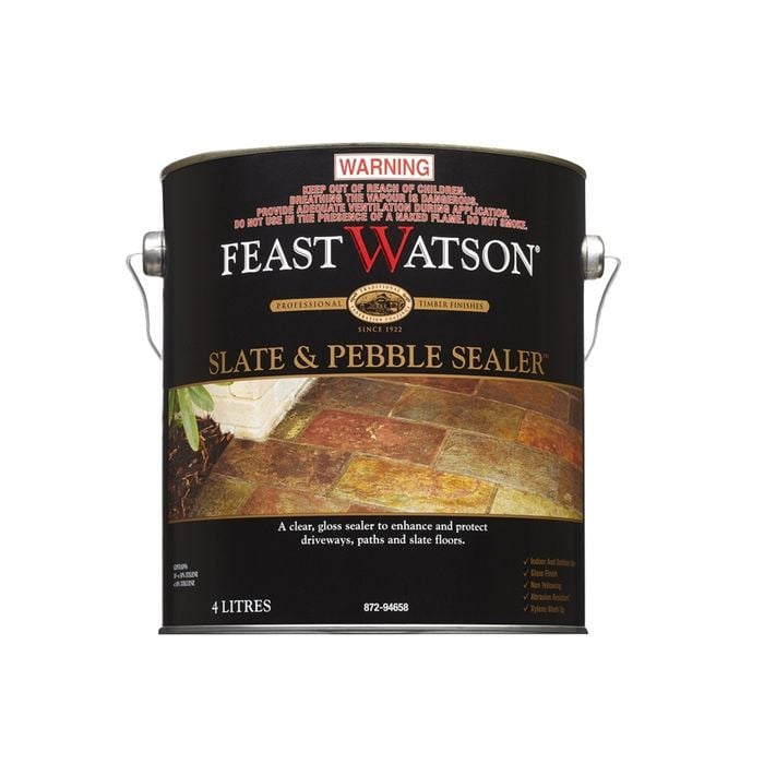 Feast Watson 4L Gloss Clear Slate and Pebble Sealer - Bunnings Australia