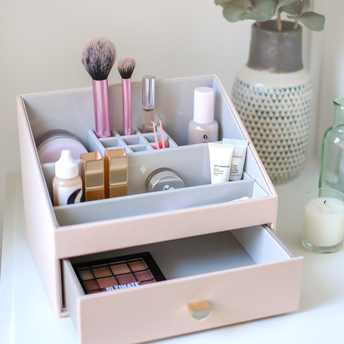 Stackers Classic 2 Layers Makeup Organiser Blush - Bunnings Australia