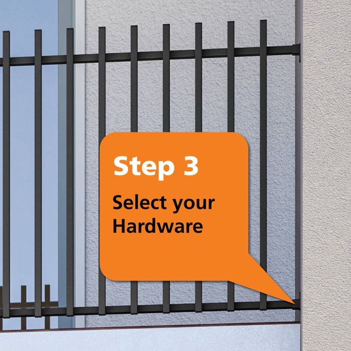 ProtectorAl 1800 W x 1050 mm H Black Aluminium Batten Balustrade Panel ...