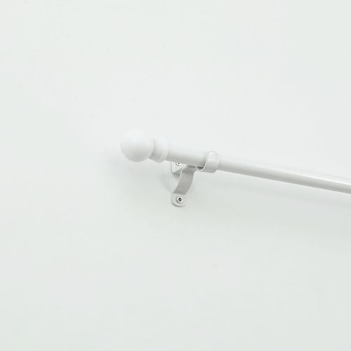 Windoware 50mm White Single Stayed Curtain Rod Bracket - 2 Pack ...