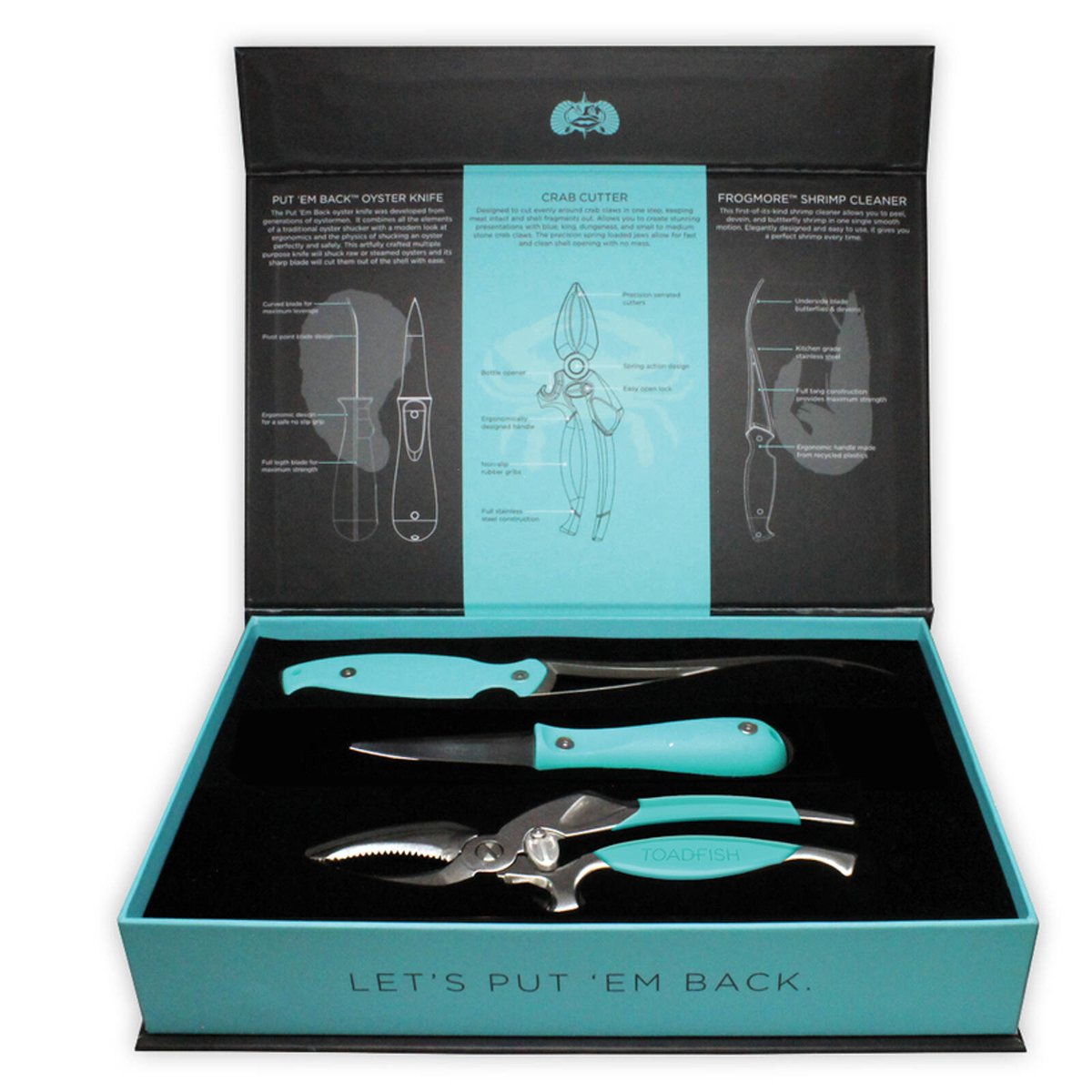 Toadfish Outfitters Coastal Kitchen Collection Set - Seafood Tool Kit - Bunnings Australia