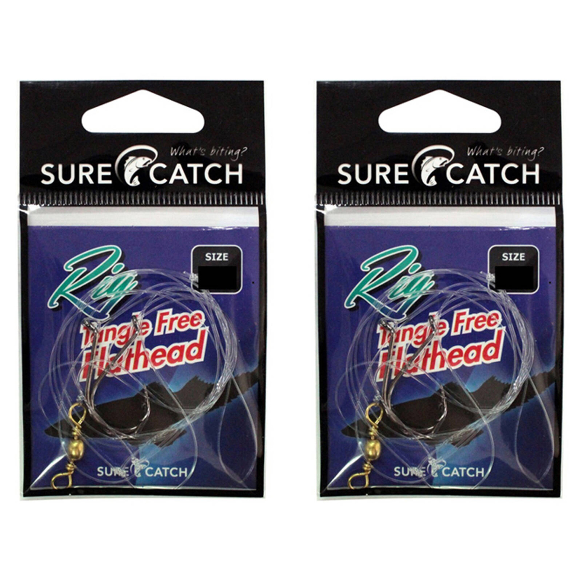 2x Surecatch Tangle Free Salmon Rig with Chemically Sharpened Hooks Size 2/0 - Bunnings Australia