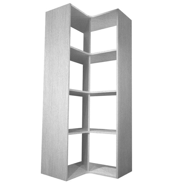 Lugna 1424 x 682 x 390mm Mist 4x2 Cube Corner Unit - Bunnings Australia