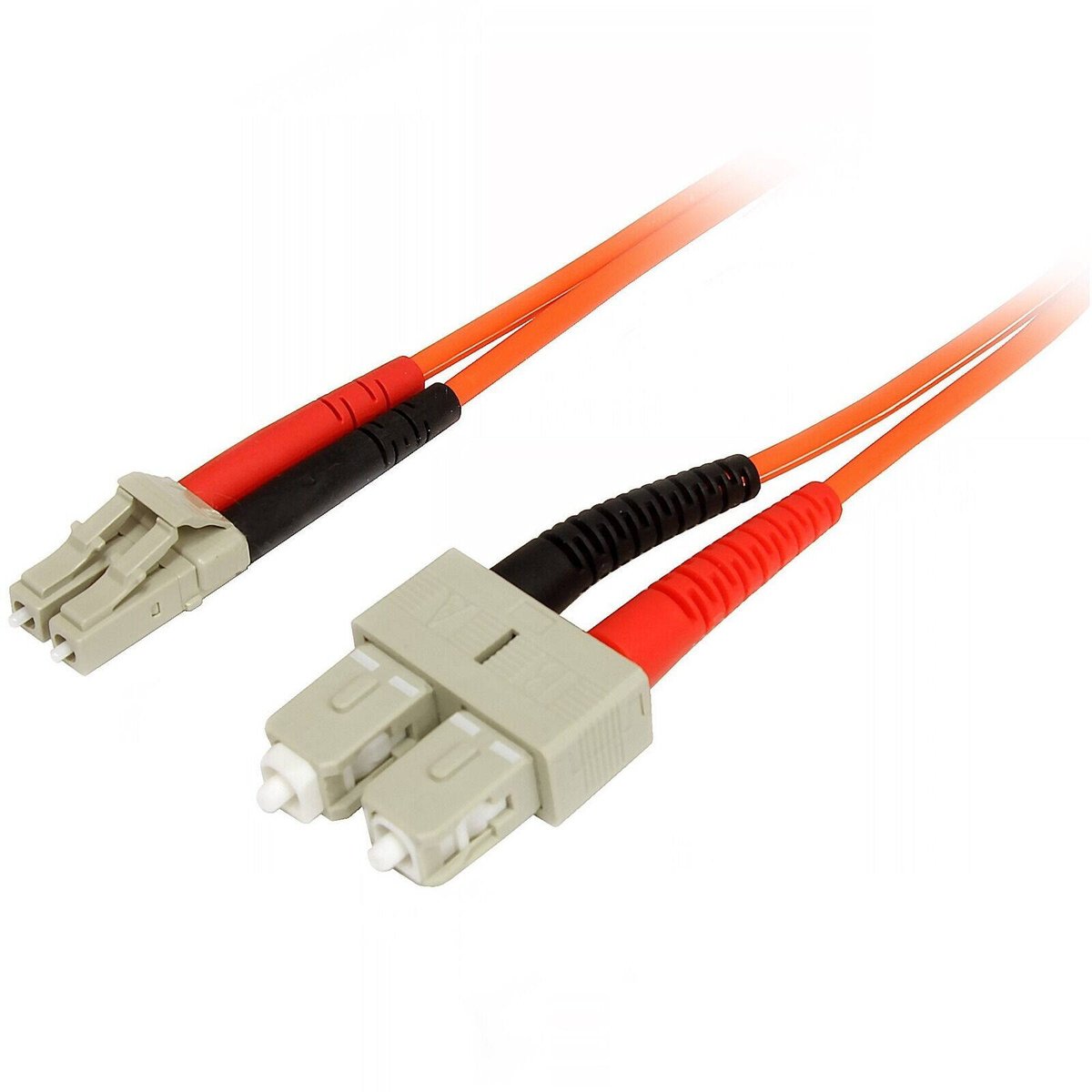 StarTech.com 1m Fiber Optic Cable - Multimode Duplex 50/125 - LSZH ...