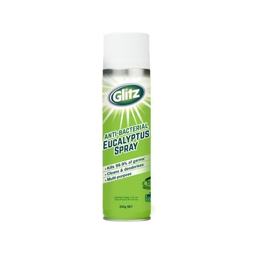 Glitz 200g Antibacterial Eucalyptus Spray - Bunnings Australia