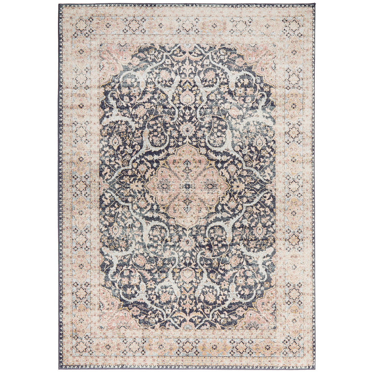 Heritage 858 Midnight 400X300Cm Rug - Bunnings Australia