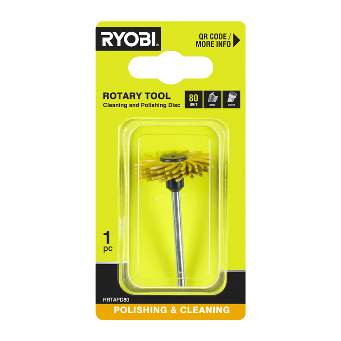 Ryobi 80-Grit Rotary Tool Cleaning and Polishing Disc - Bunnings Australia