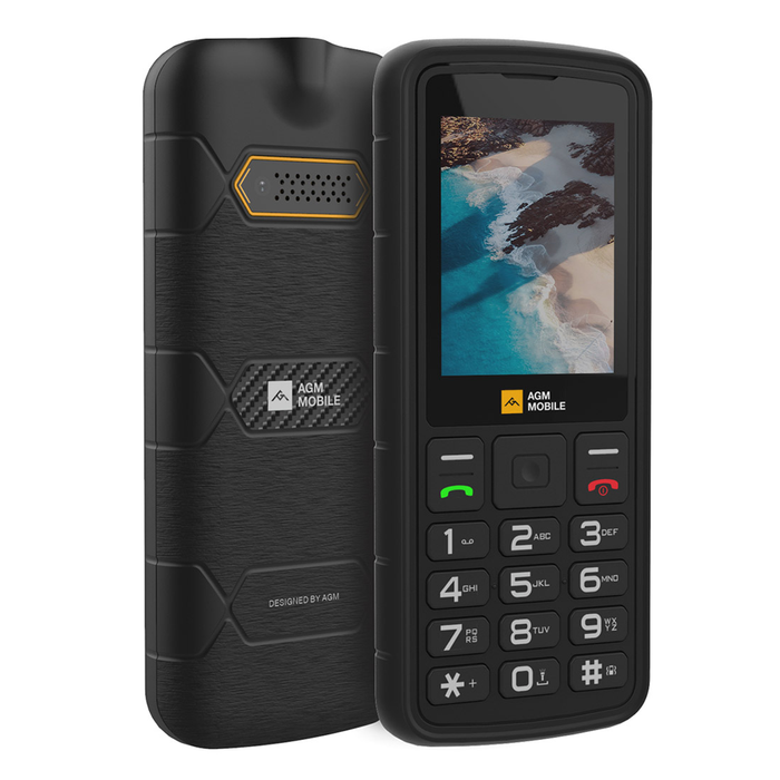 AGM M9 Rugged Feature Phone 4G - Black - Bunnings Australia