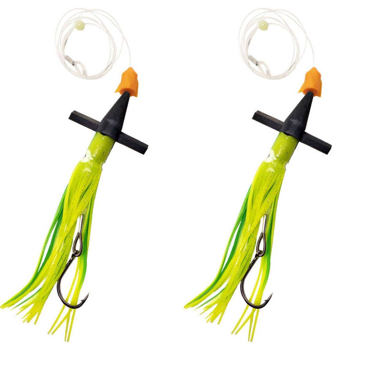 2PK Sea Pro Rocket Teaser Rigged Skirt Offshore Trolling Teaser 9 In ...