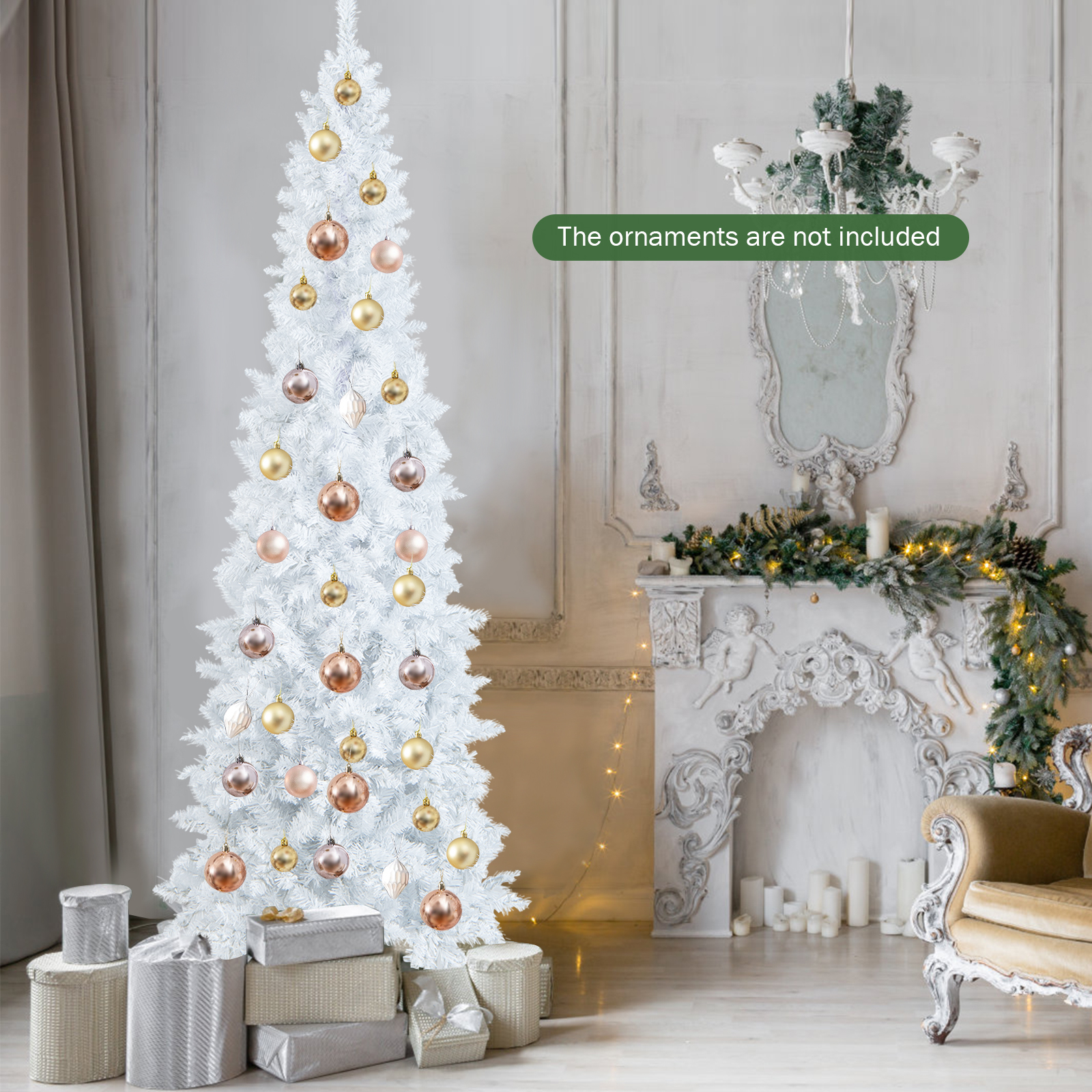 Christmas trees at bunnings store