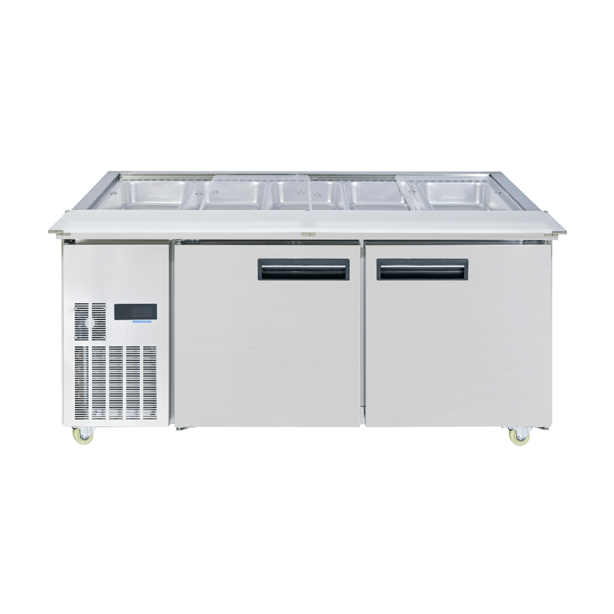Thermaster Two Door Cold Bench Salad Station 5x1/1 GN Pans - PG180FA-XB ...