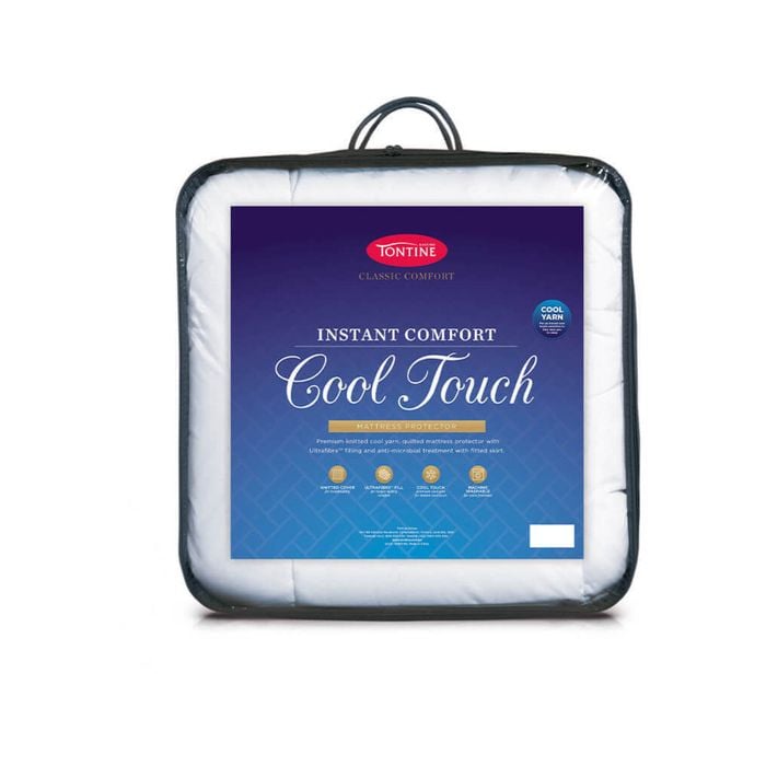 Tontine Classic Comfort Cool Touch Mattress Protector - Queen Bed ...