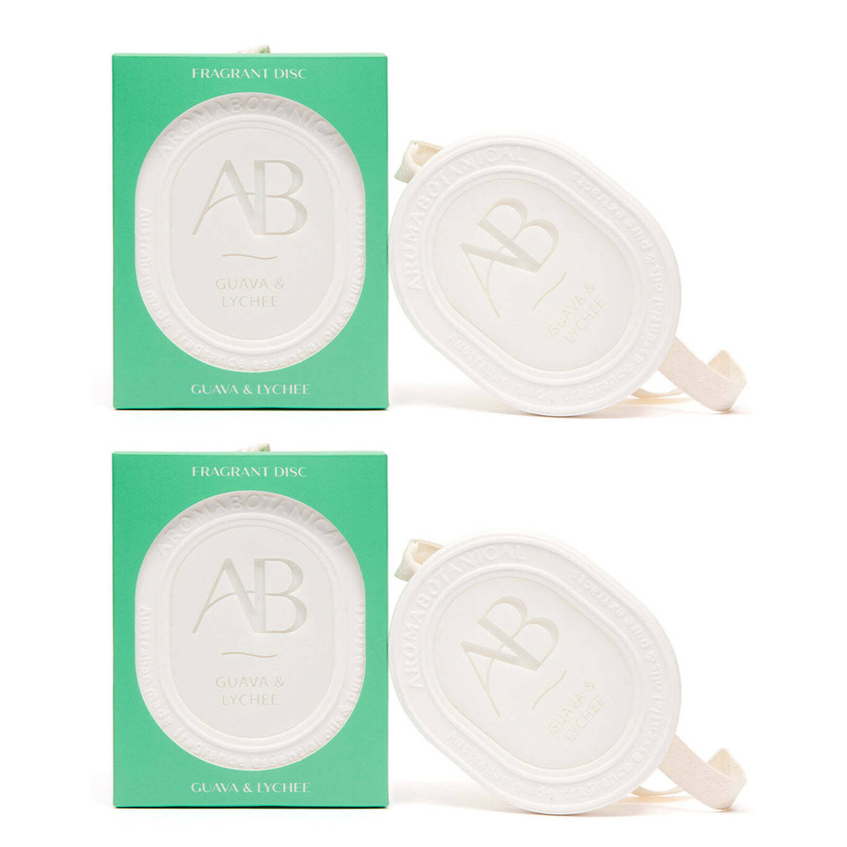 2PK Aromabotanical Fragrant Disc Scented Fragrance - Guava & Lychee ...