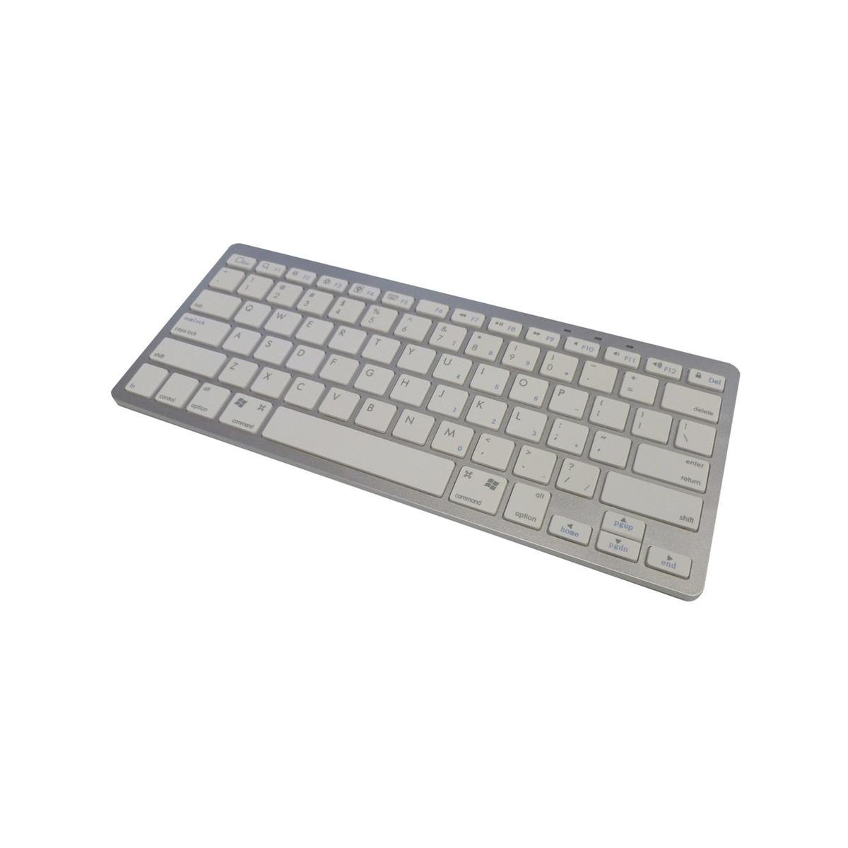 Wireless Bluetooth Keyboard - Silver - Bunnings Australia