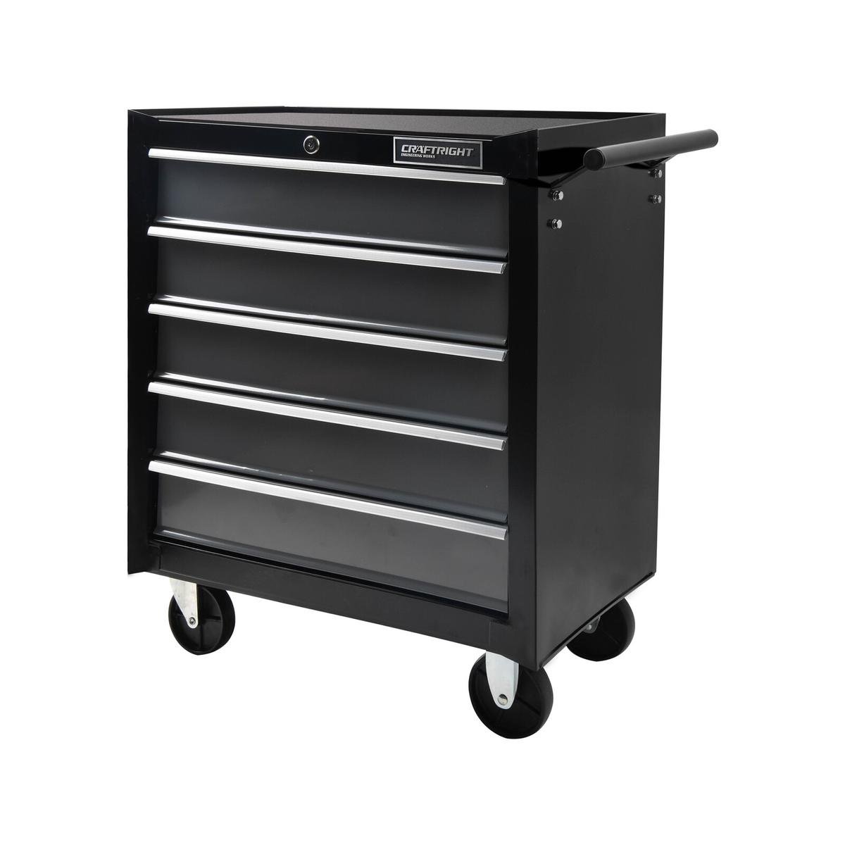 Craftright 5 Drawer Tool Trolley - Bunnings Australia