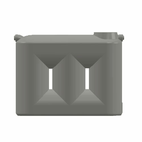 Clark 2000L Poly Slim Water Tank - Native Grey - Bunnings Australia