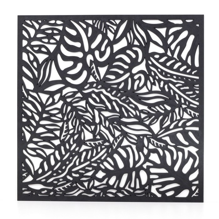 Jack Matrix 900 x 900mm Charcoal Wilderness Screen Panel - Bunnings New ...