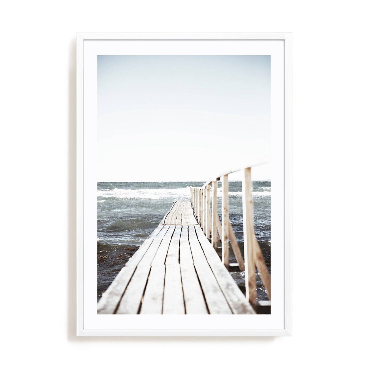 Artey | Shelby - Framed Print - White Frame - 65 x 85cm - Bunnings ...